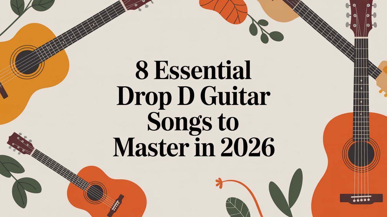 8 Essential Drop D Guitar Songs to Master in 2026 - TrueFire